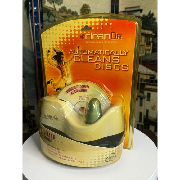 Clean DR | Other | Clean Dr Motorized Disc Cleaner Automatically Cleans ...